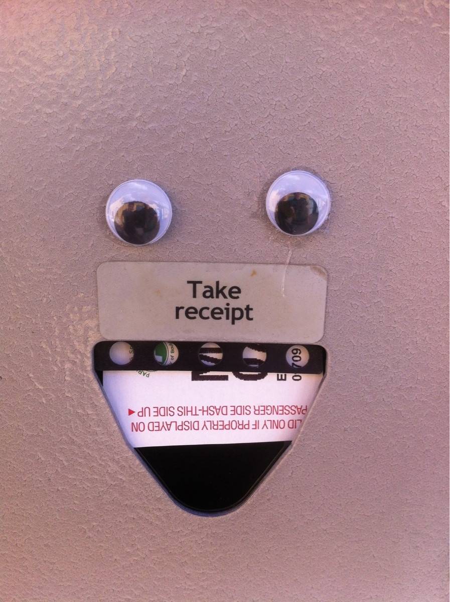 Someone puked a receipt at me.... | Scrolller