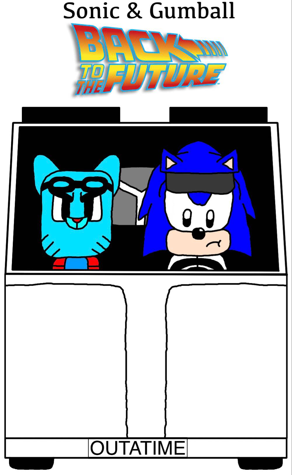 Sonic and Gumball go back to the future. | Scrolller