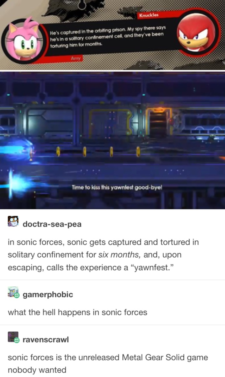 sonic forces just wasnt written well | Scrolller