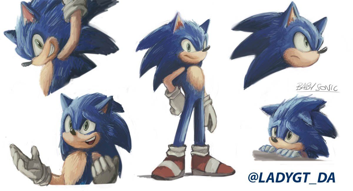 Sonic Redesign by LadyGT【嬢子愛】 | Scrolller