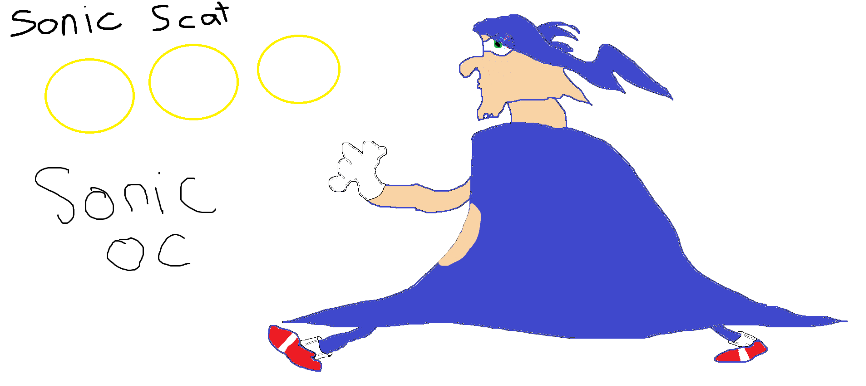 Sonic Scat -- Sonic OC | Scrolller