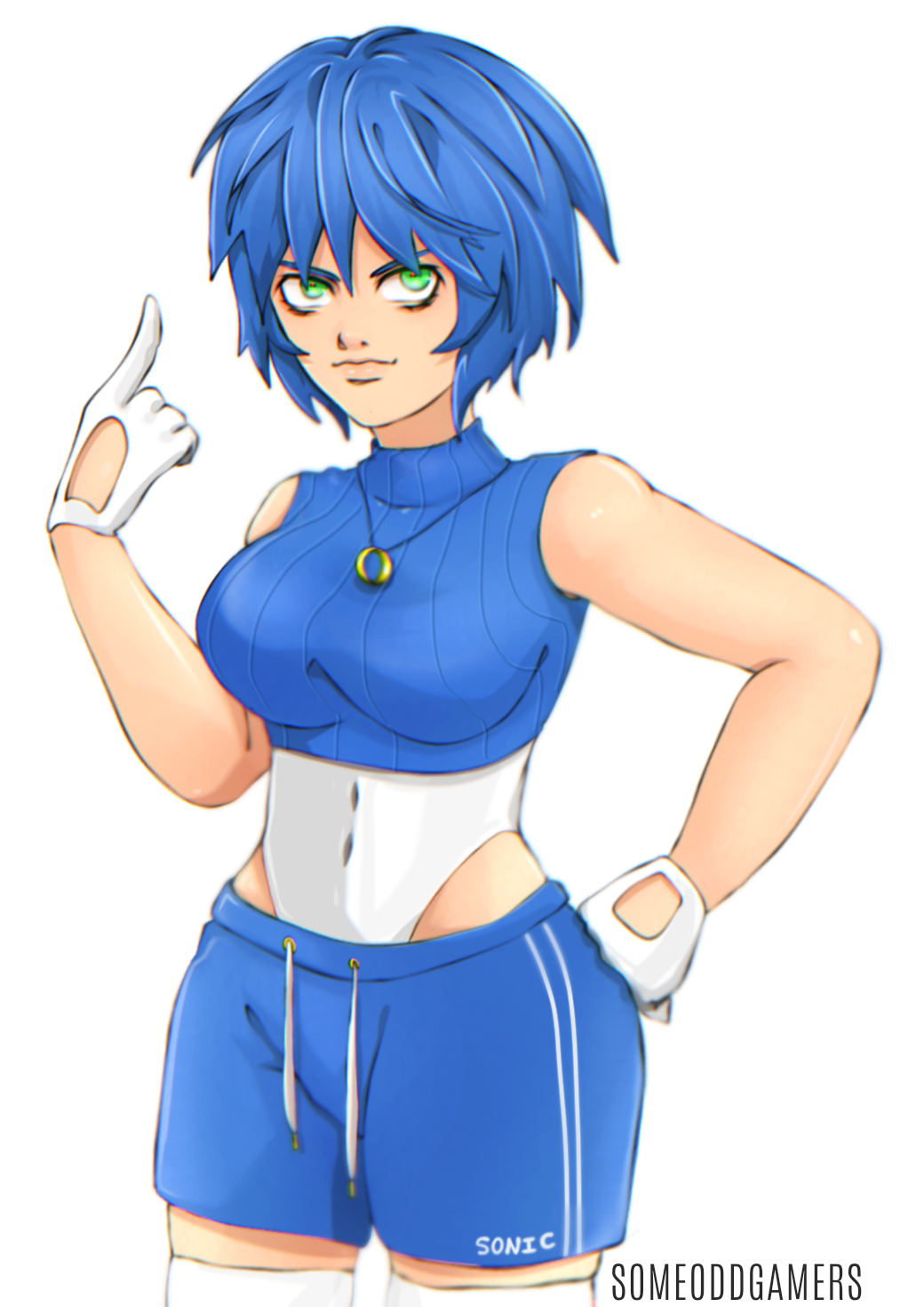 Sonic the Hedgehog genderbend + human form | Scrolller