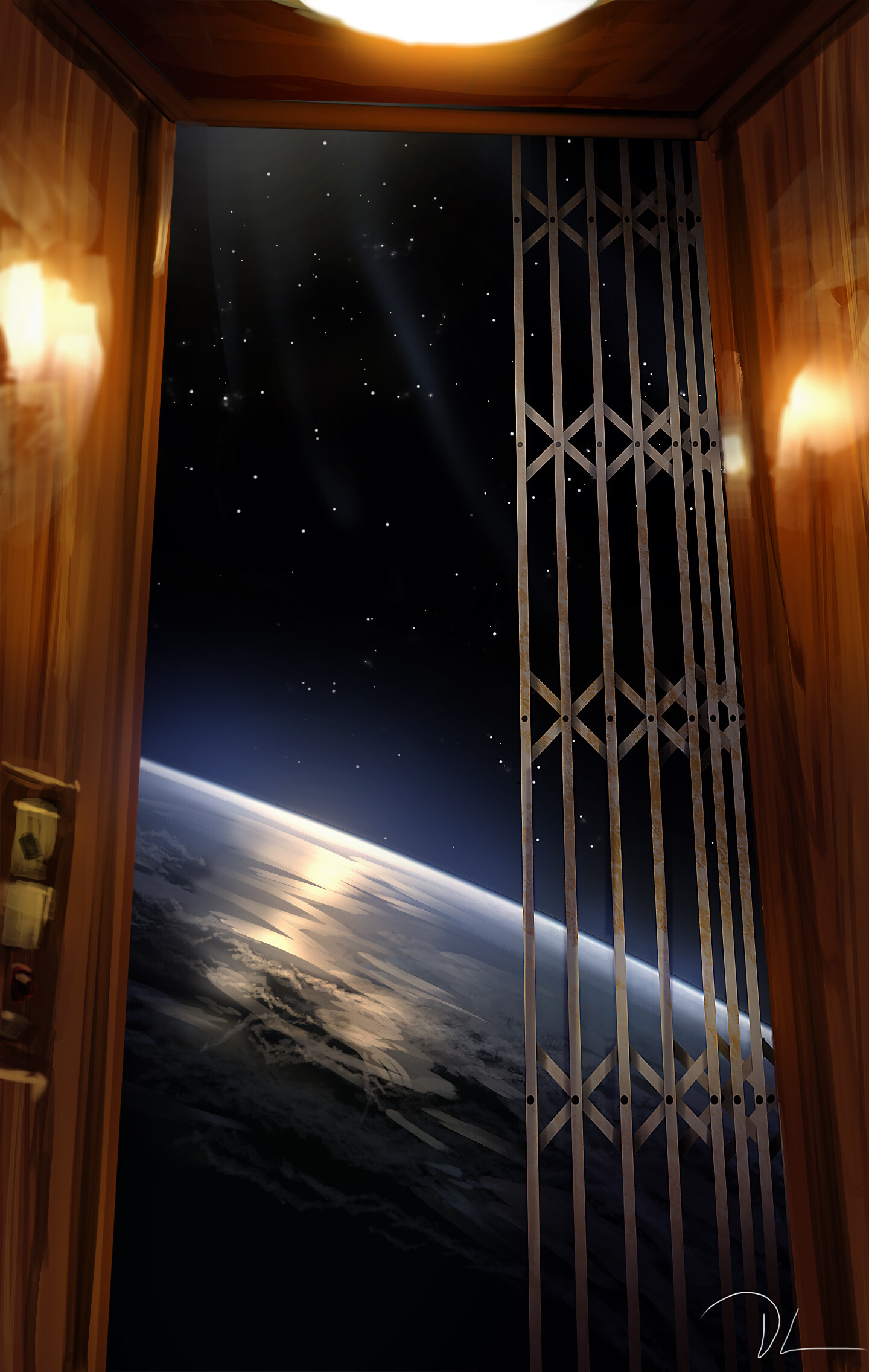 Space Elevator by Denis Loebner | Scrolller