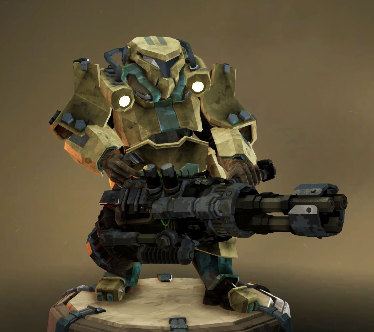 Space marine with a rather large weapon | Scrolller