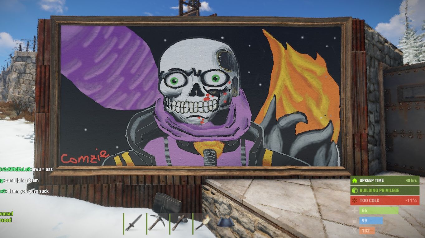 spent 3 hours drawing this shit in rust | Scrolller