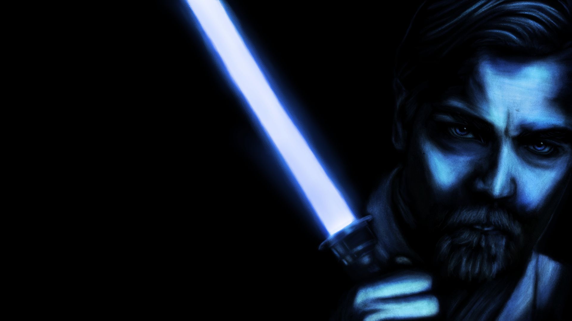 Spent a lot of time on this, wanted to show someone. It's Obi Wan. | Scrolller