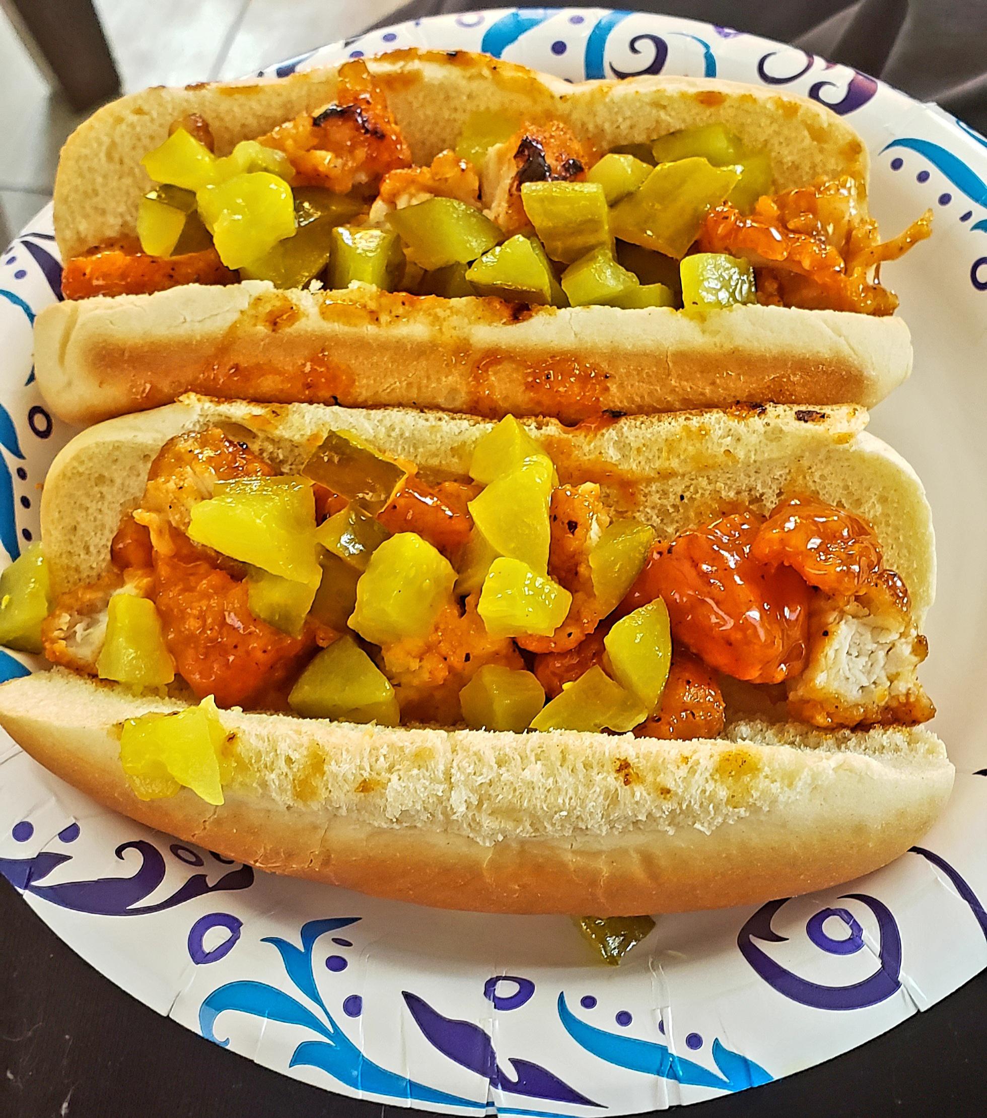Spicy Chicken and Pickle Sandwhich. Nothing special or fancy, but dang it was good. | Scrolller