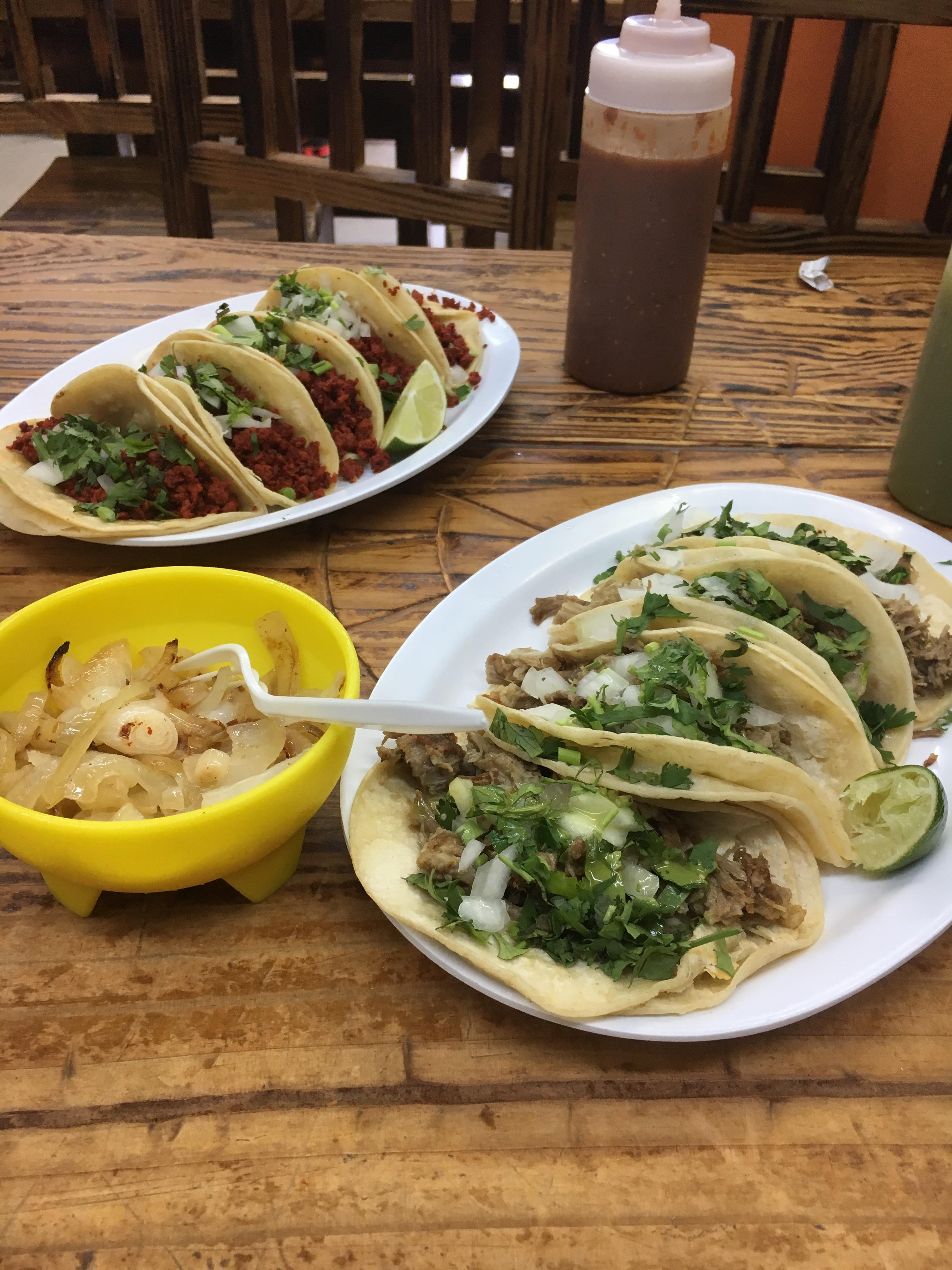 Spicy Chorizo and Carnita street tacos | Scrolller