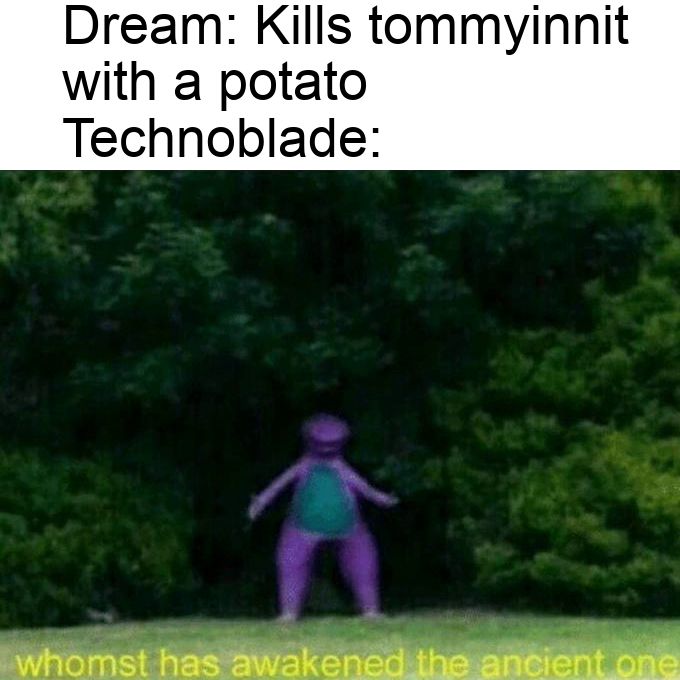 [Spoiler][Bad meme] Dream smp potato wars?? | Scrolller