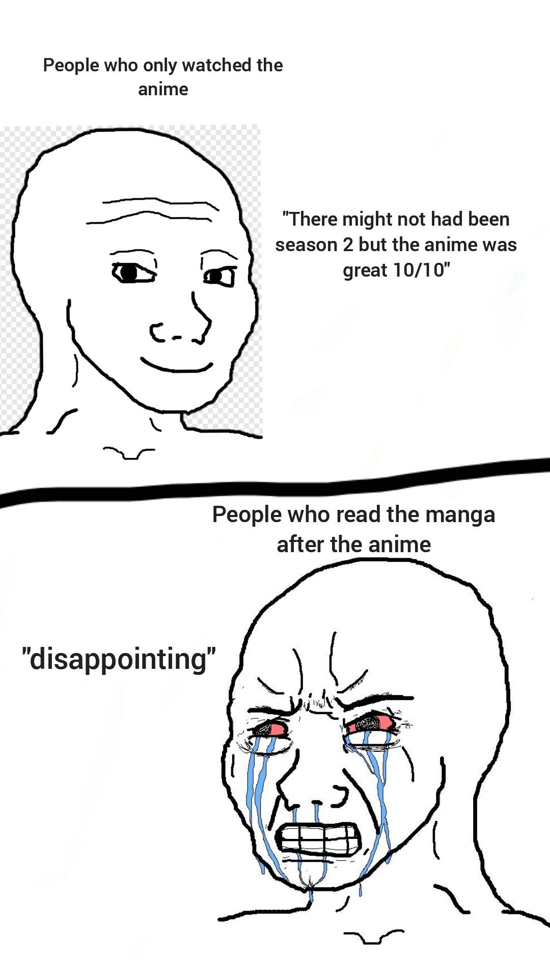 (SPOILERS FOR THE MANGA) disappointing.... | Scrolller