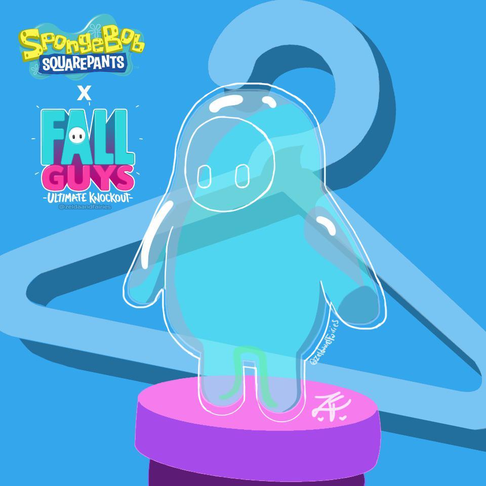Spongebob x Fall Guys - Meet Bubble Buddy | Scrolller