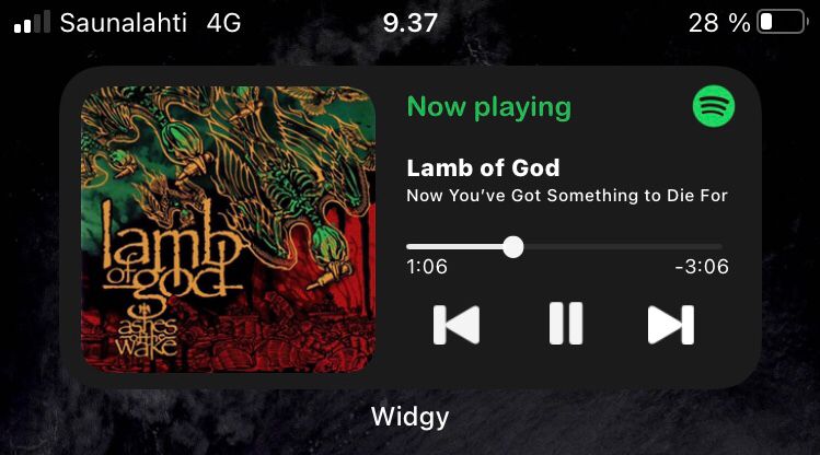 Spotify widget concept | Scrolller