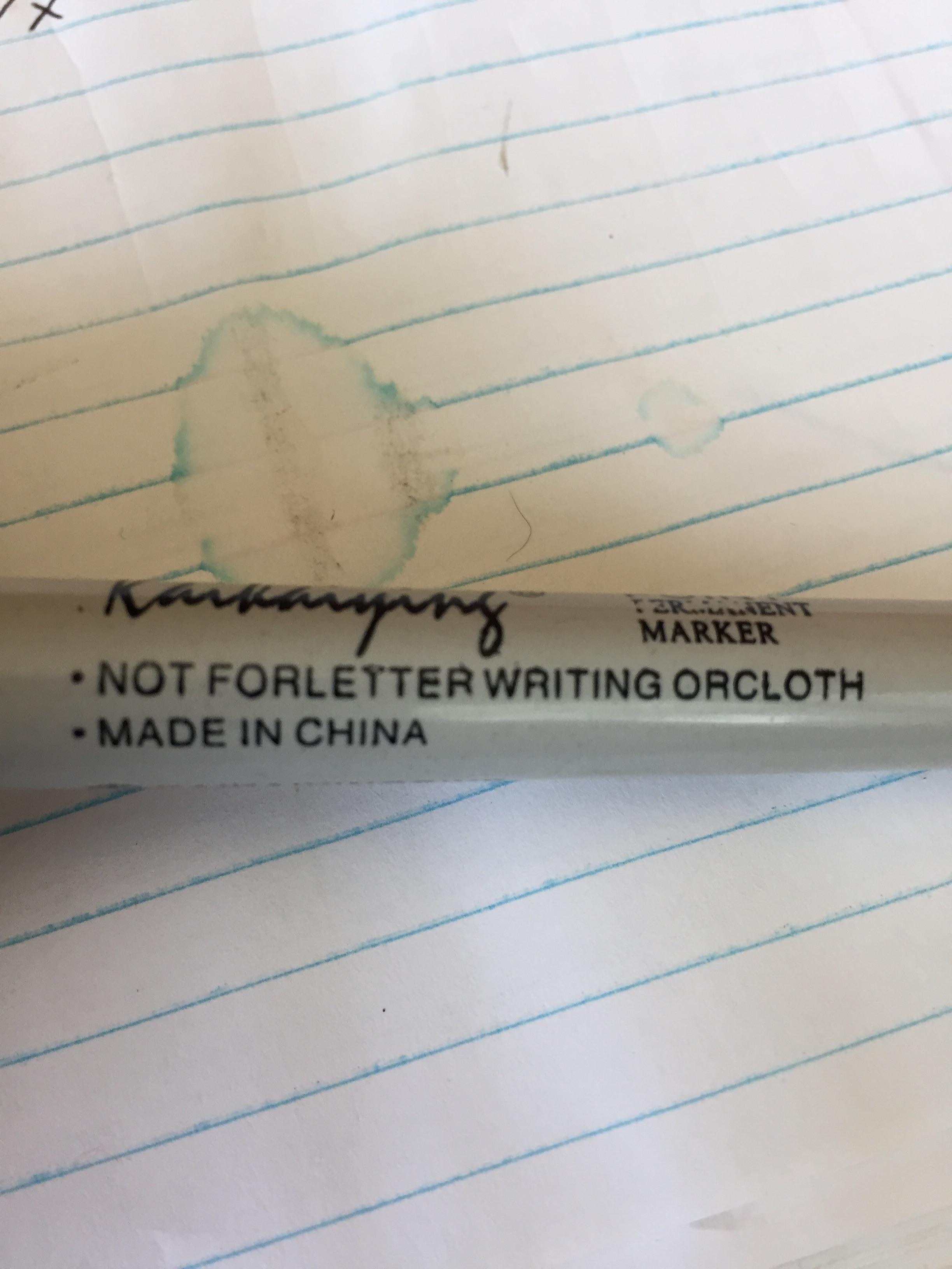 Spotted on an off-brand Sharpie | Scrolller
