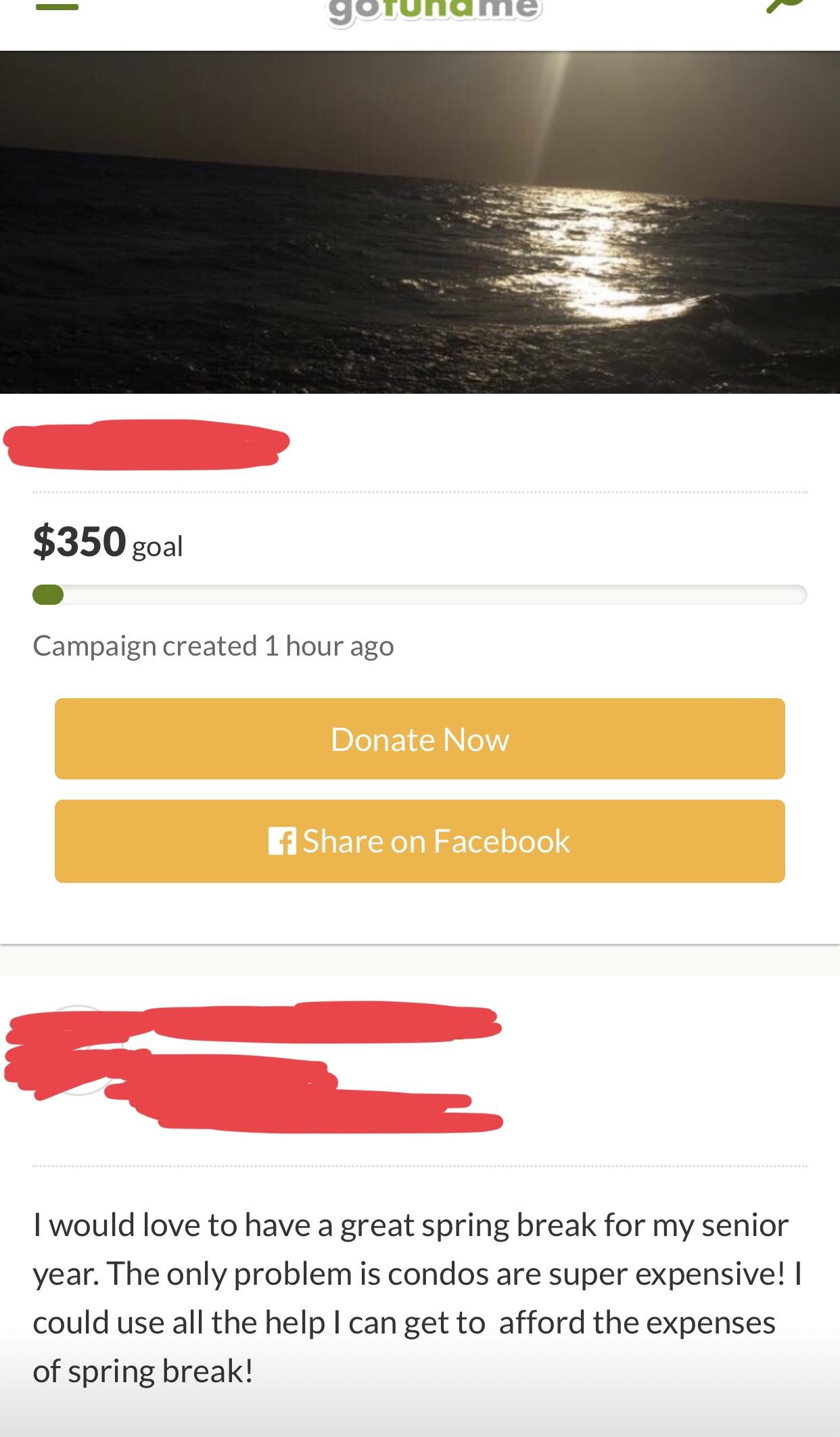 Spring Break is expensive! | Scrolller