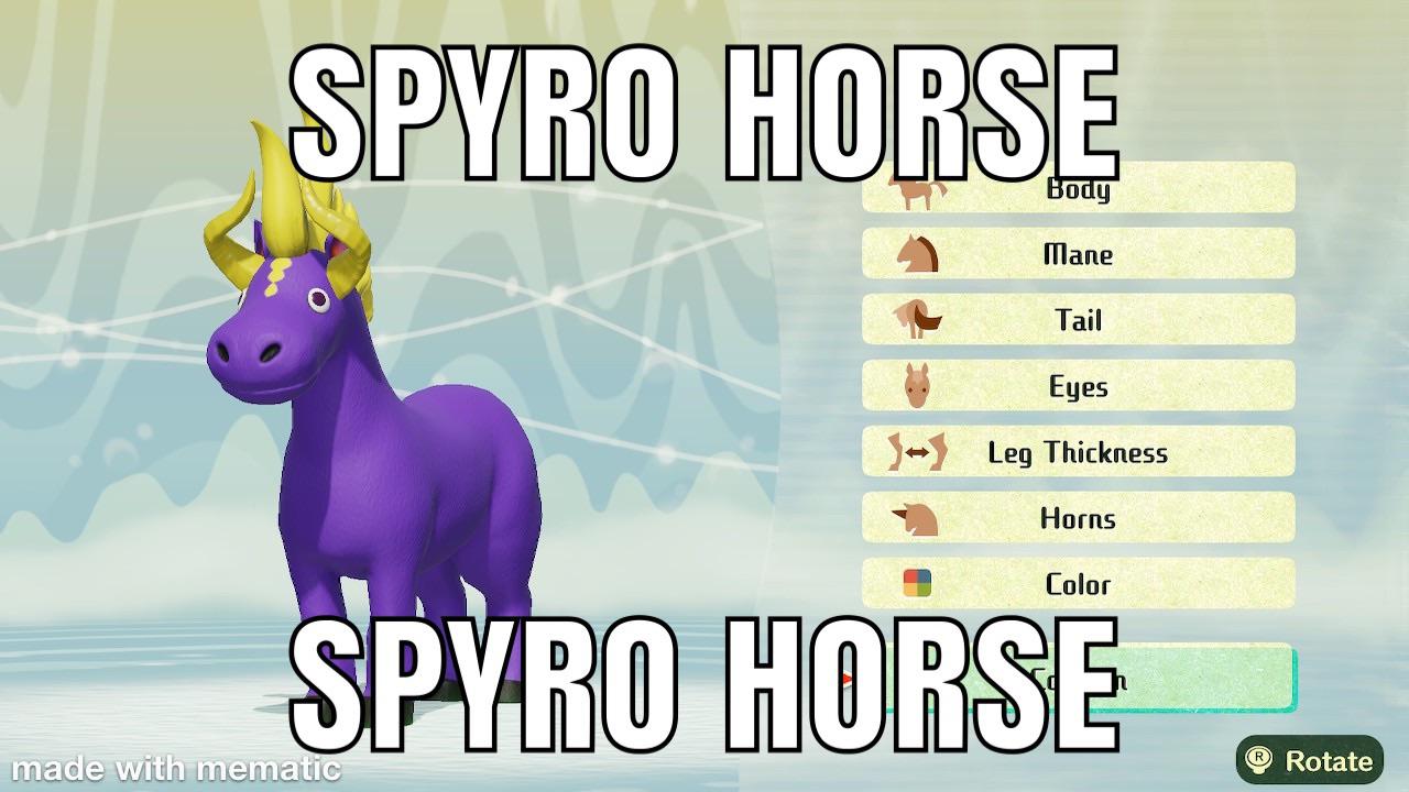 Spyro Horse | Scrolller