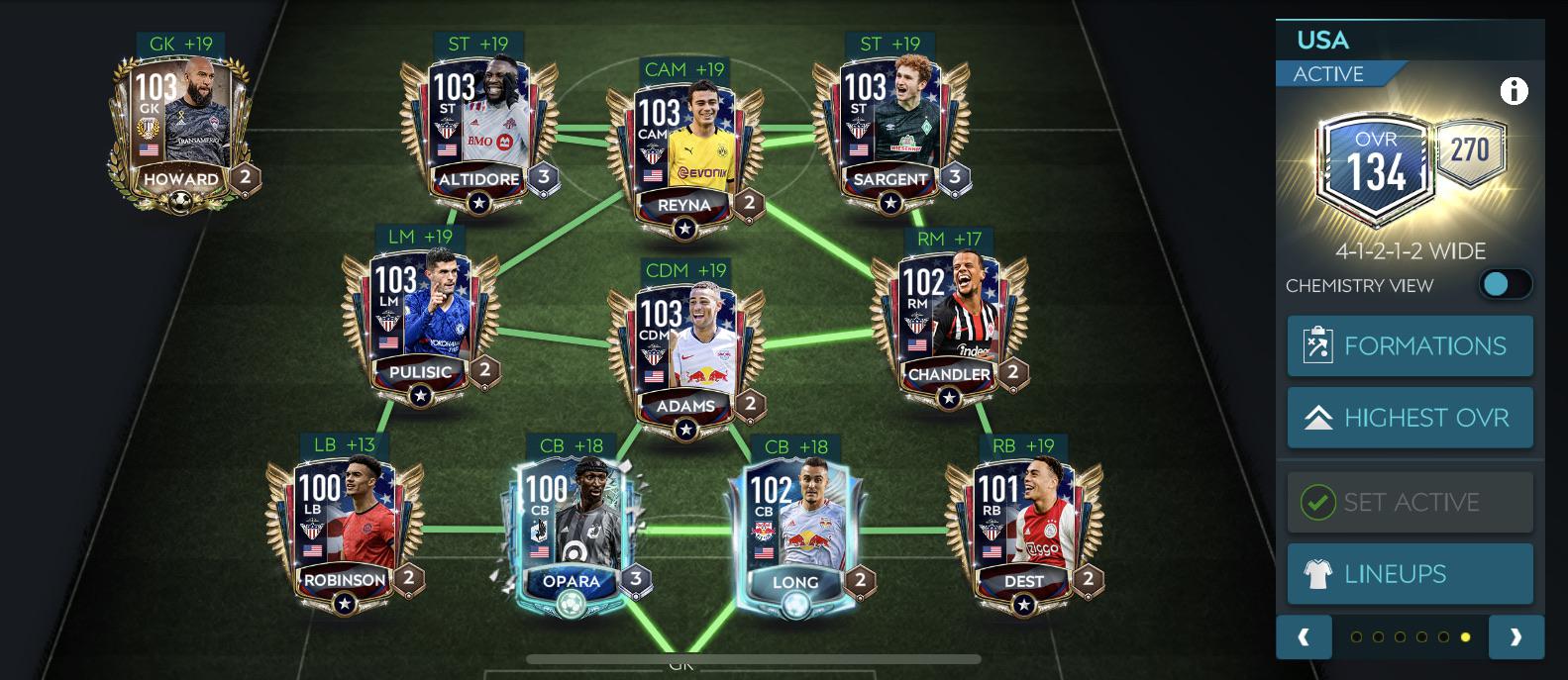 [Squad Building] Updated Team USA | Scrolller
