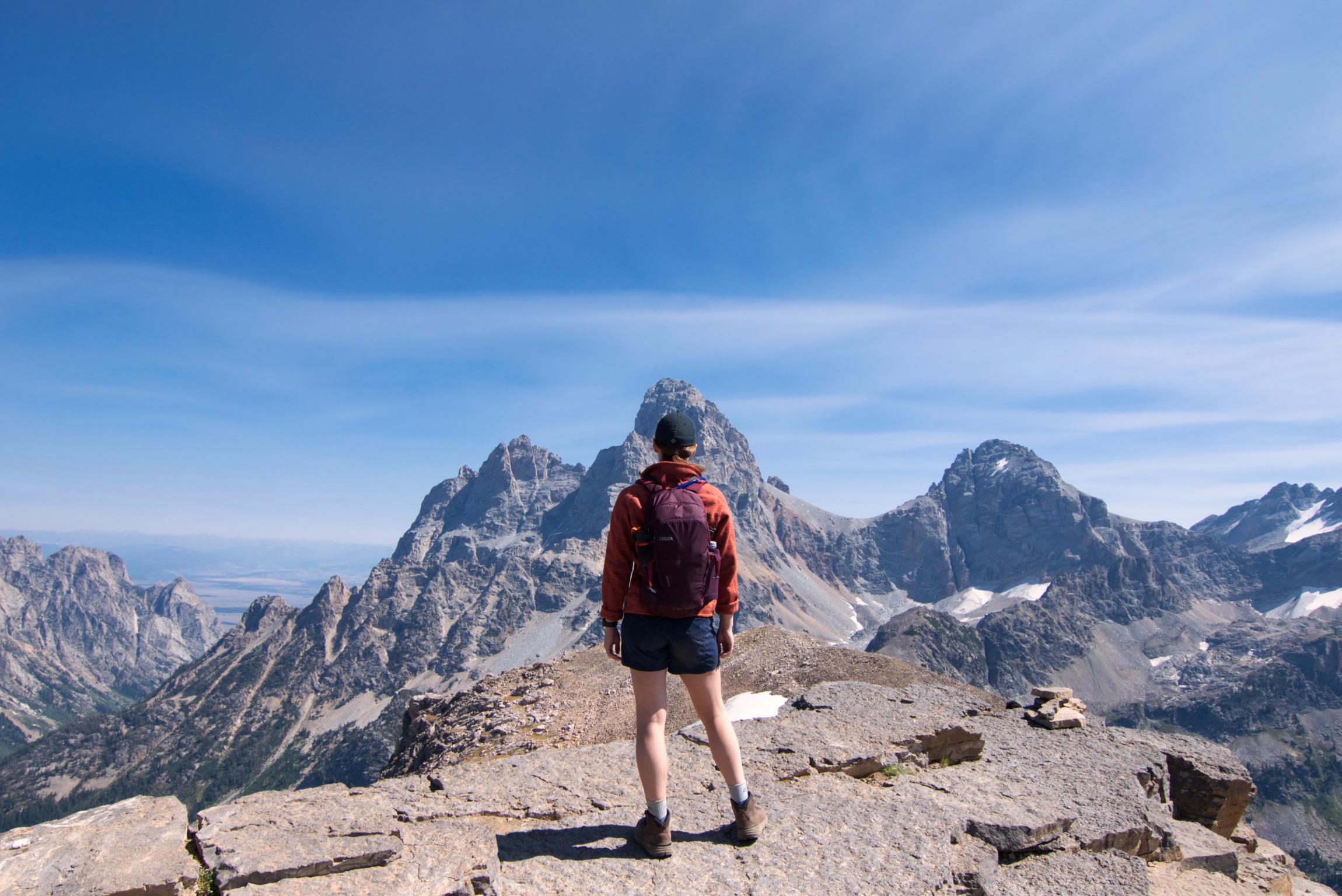 Standing on Table Mountain, behind the Tetons. Such an incredible view. | Scrolller
