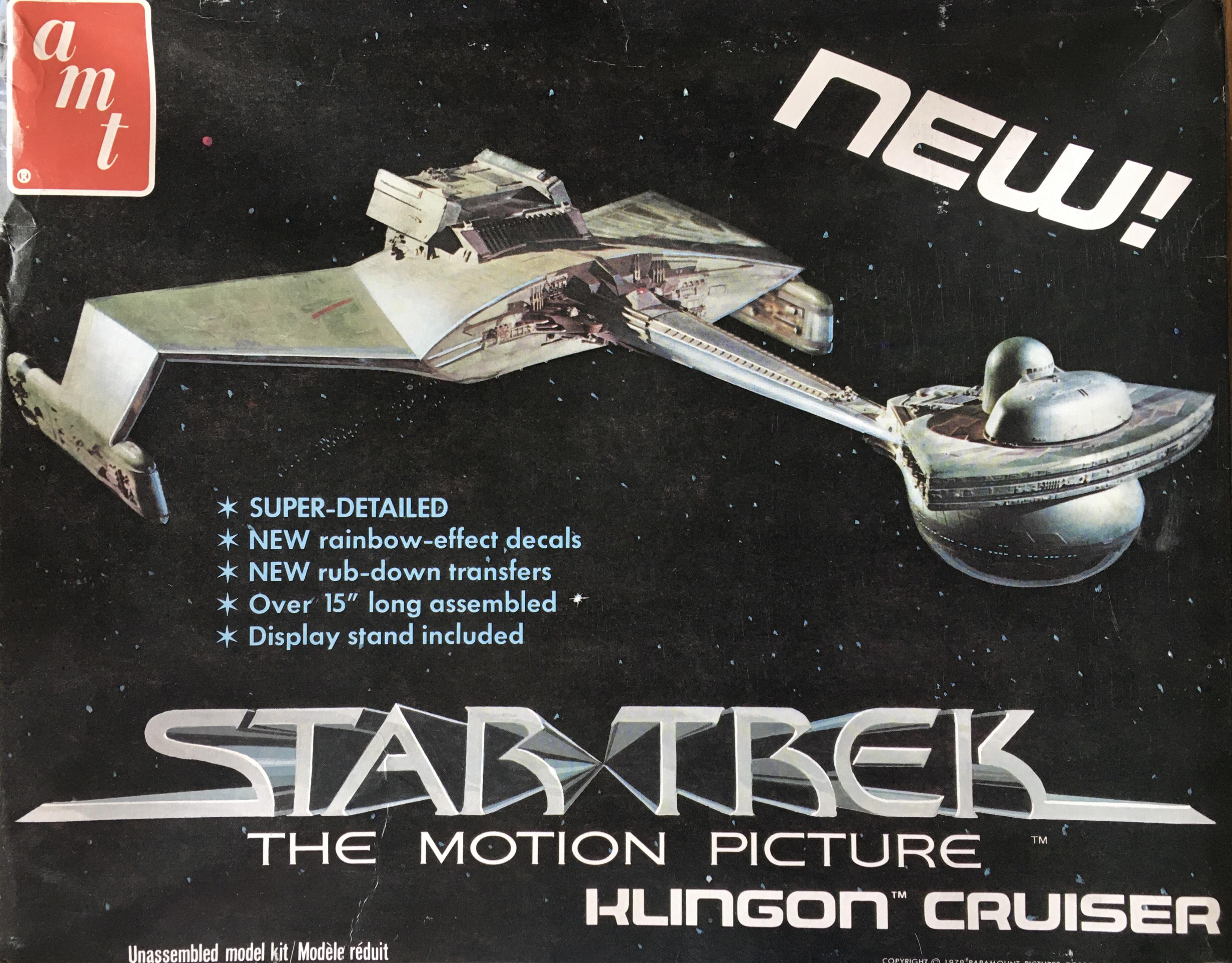 Star Trek The Motion Picture Klingon Cruiser model kit from 1979 | Scrolller