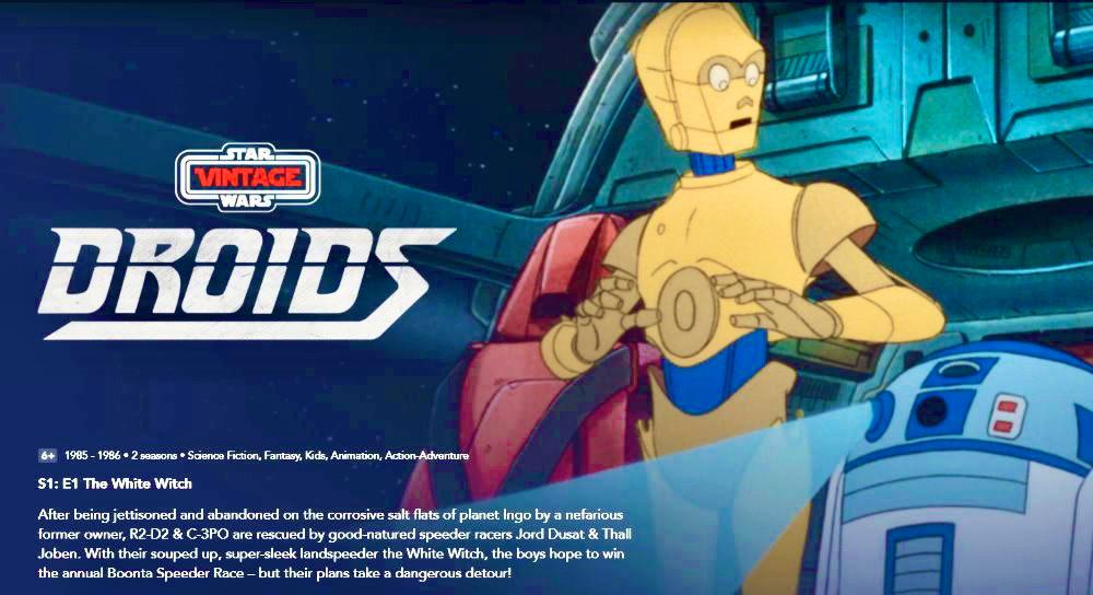 Star Wars: Droids is now available on Disney+ | Scrolller
