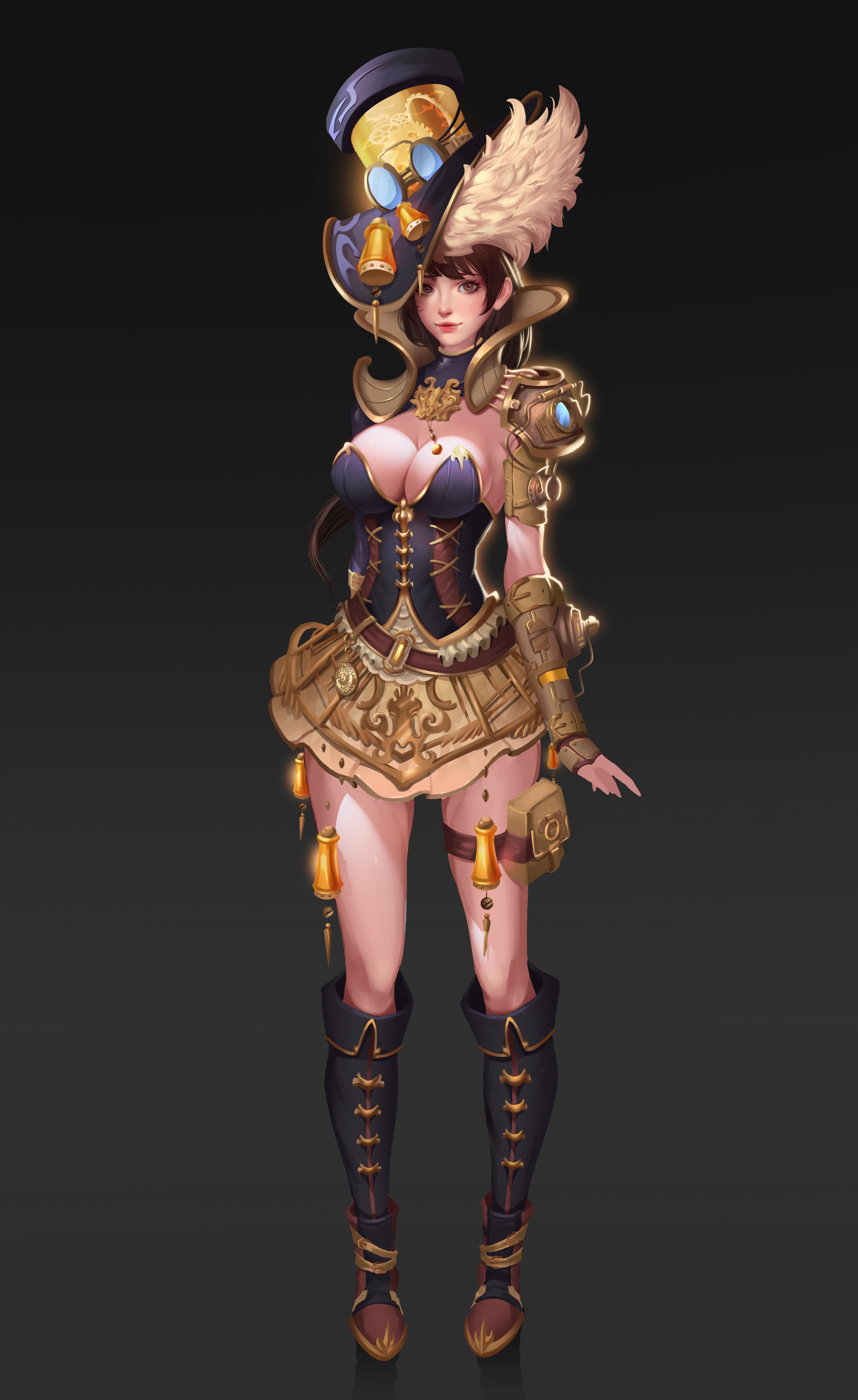 Steampunk Girl by Vinh Lam | Scrolller