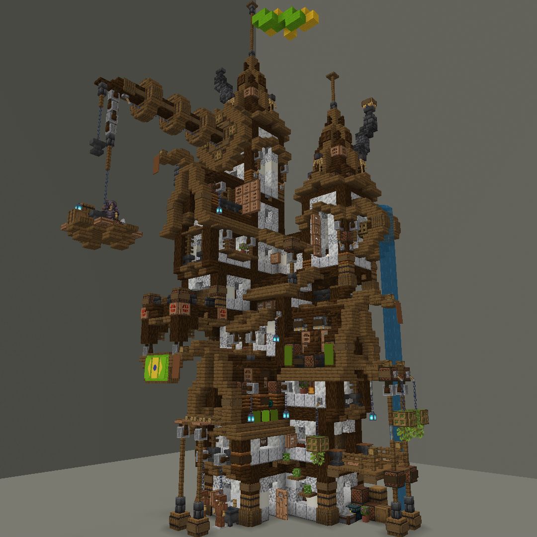steampunk house / medieval. Hope you like it :D | Scrolller