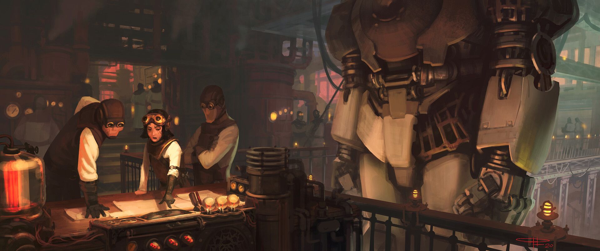 Steampunk Mecha by Pedro H. Cardoso | Scrolller