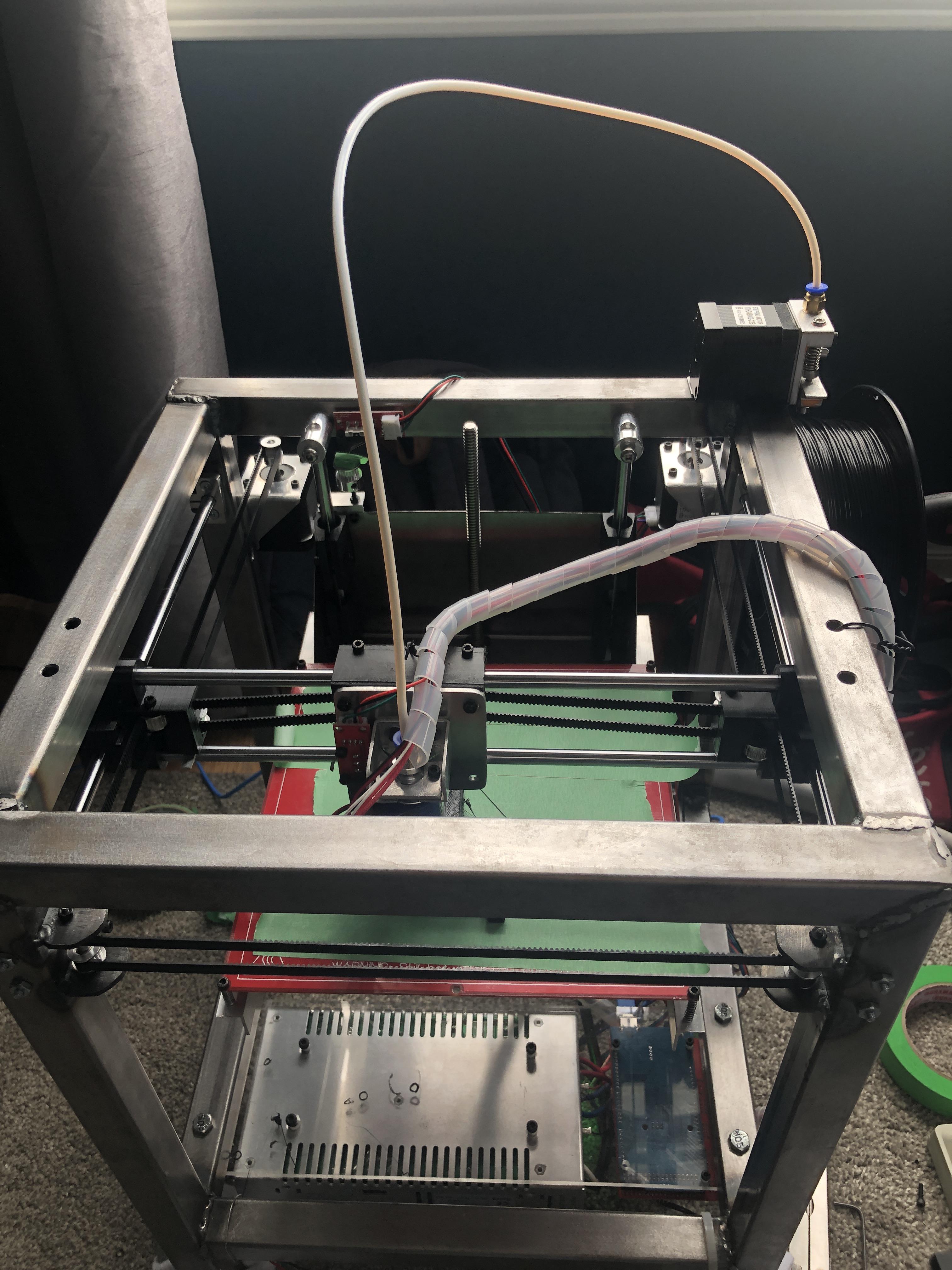 Steel frame with aluminum parts, based off of hypercube | Scrolller