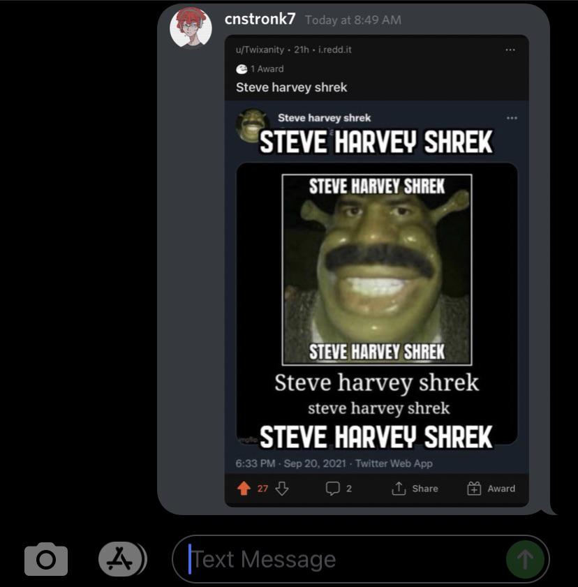 Steve Harvey Shrek Scrolller
