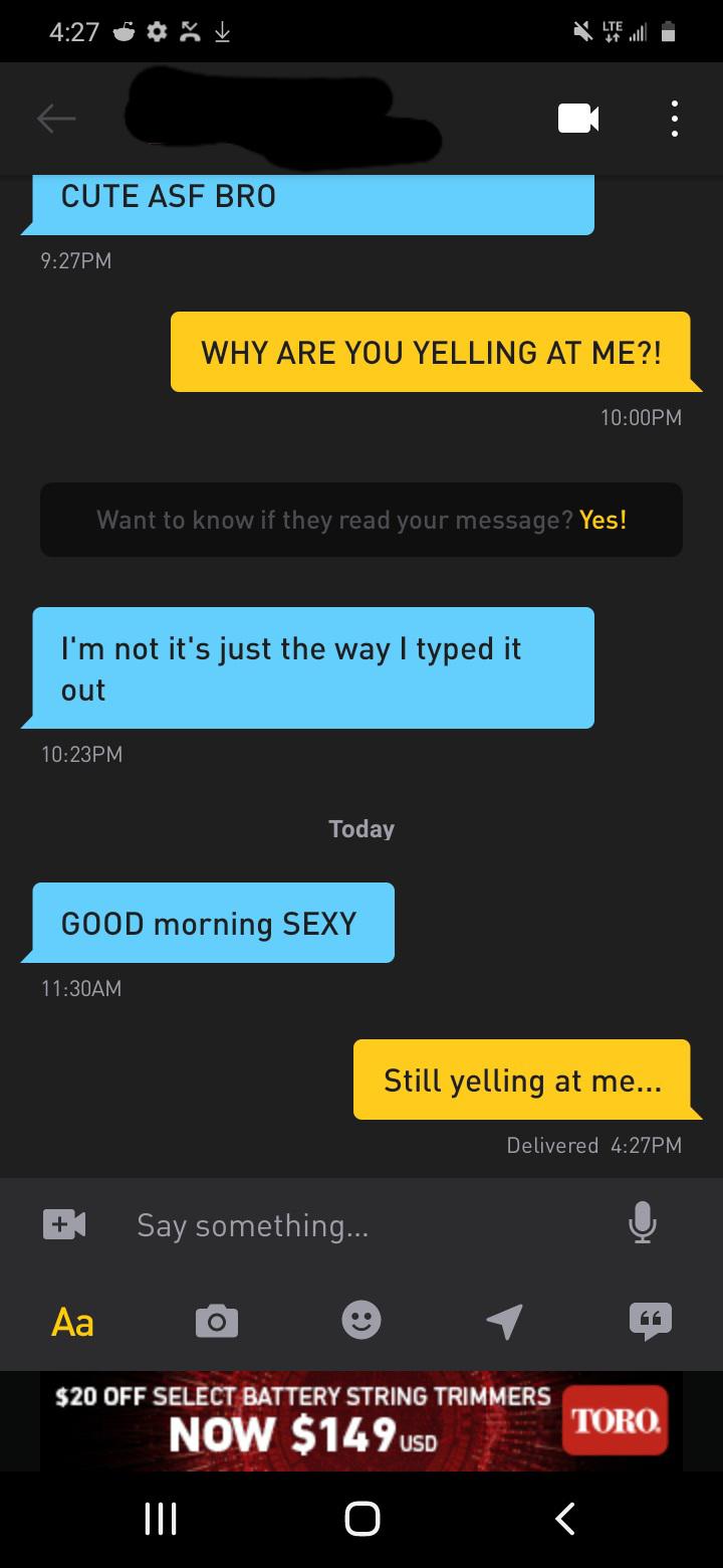 Stilllllllll yelling | Scrolller