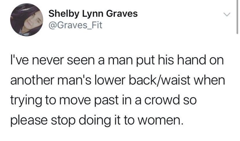 Stop touching me, please and thanks. | Scrolller