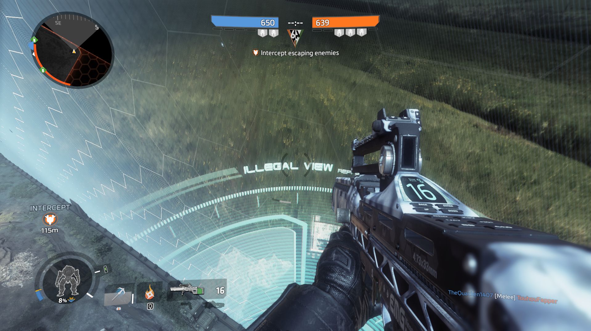 Strange message in TITANFALL 2. | Scrolller