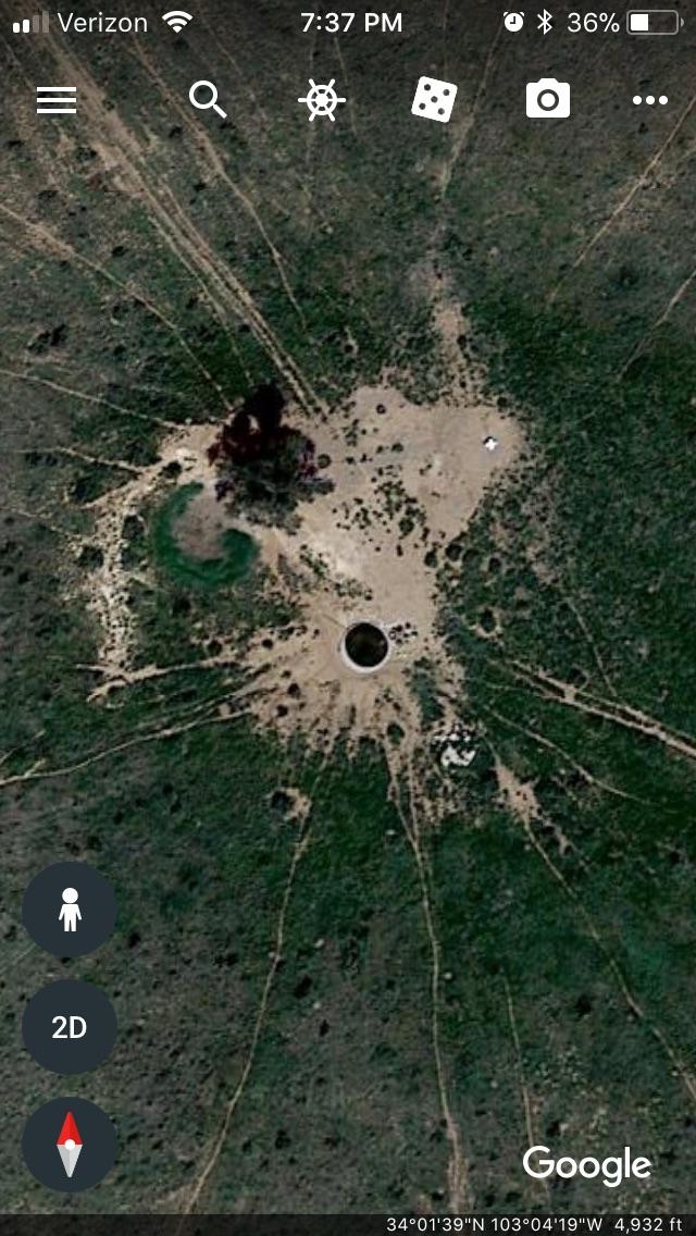 Strange structures and patterns in western Arizona near Texas border | Scrolller