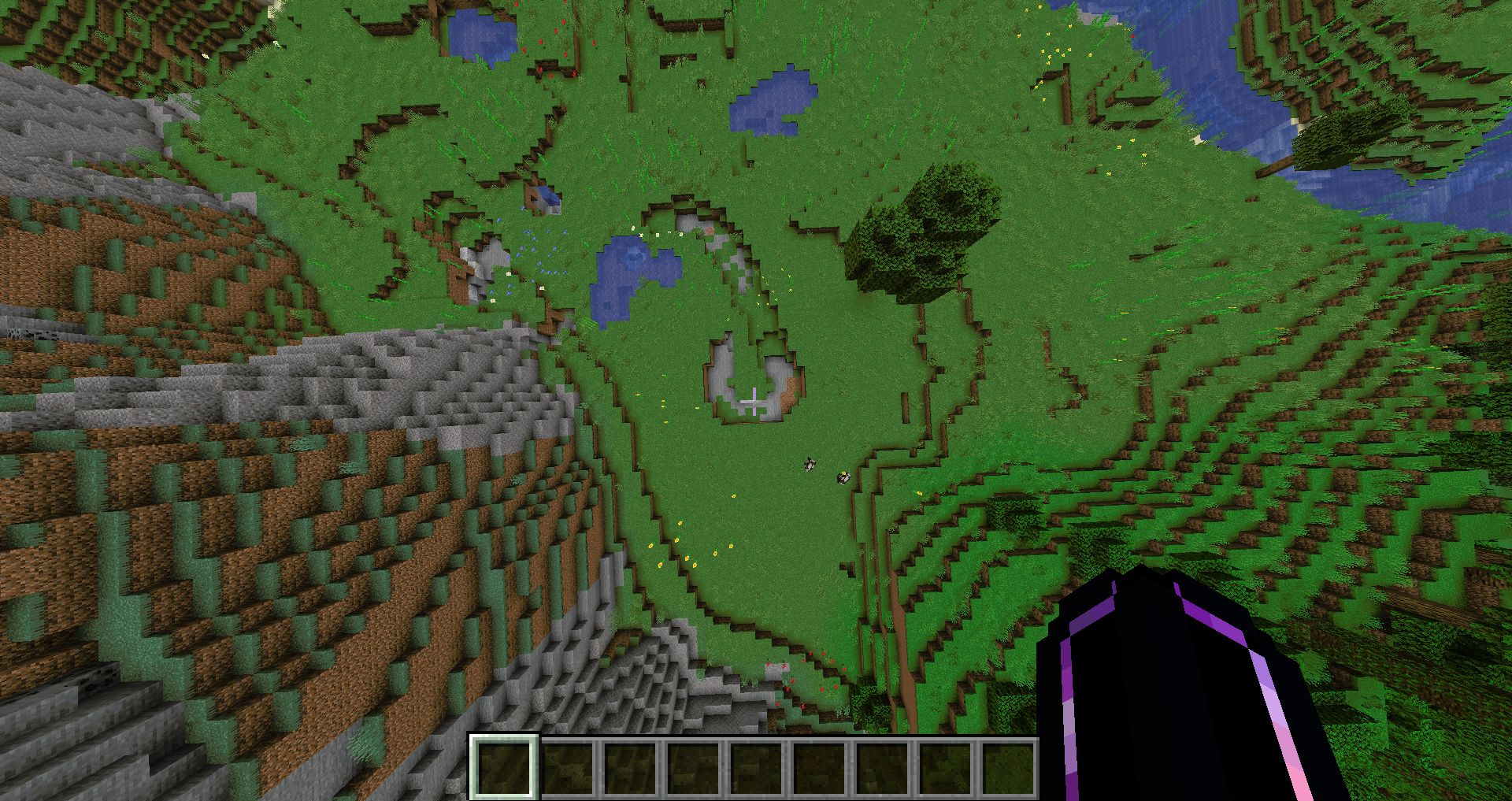 Strangely shaped cave (Seed + coords in comments) | Scrolller