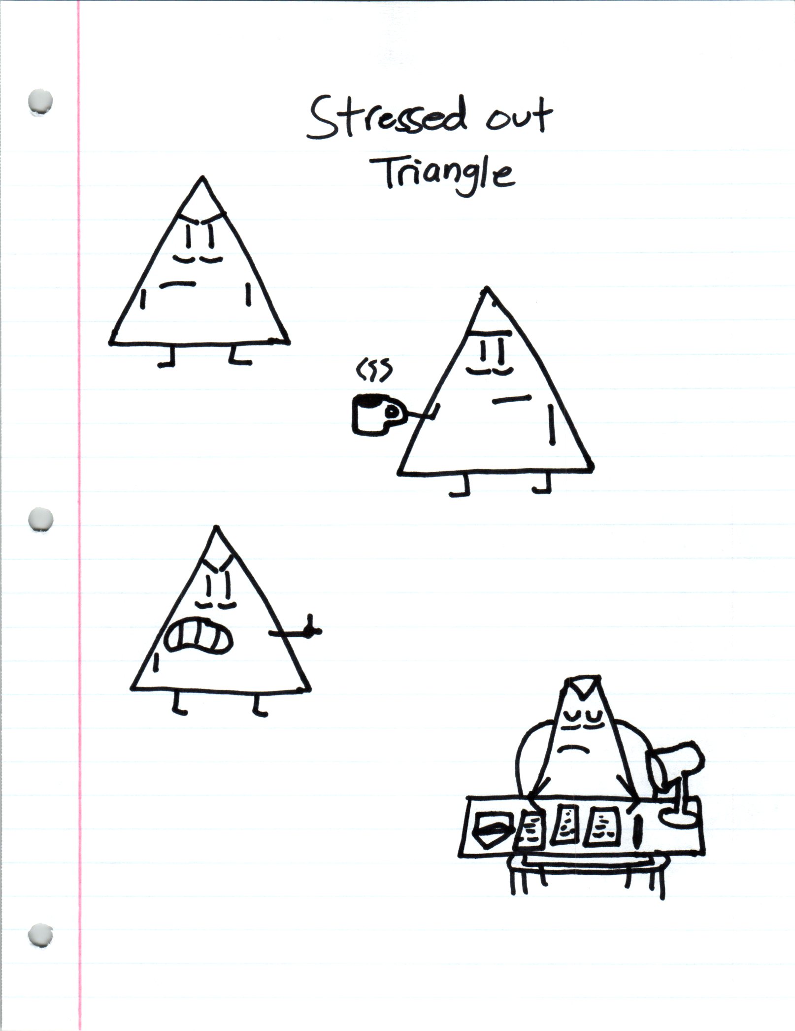 Stressed out Triangle | Scrolller