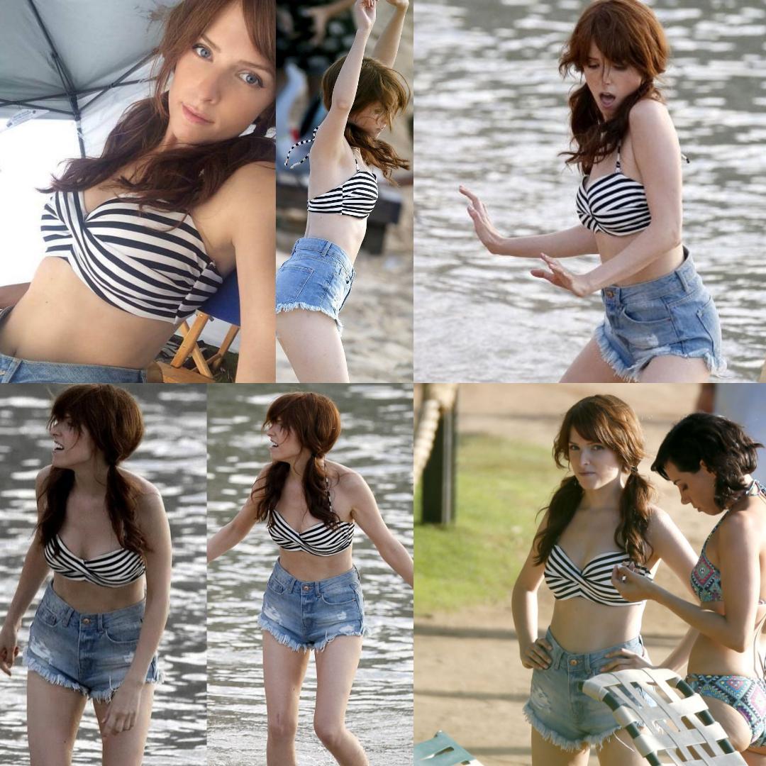 Let's stroke each other while Anna Kendrick shows off at the beach | Scrolller