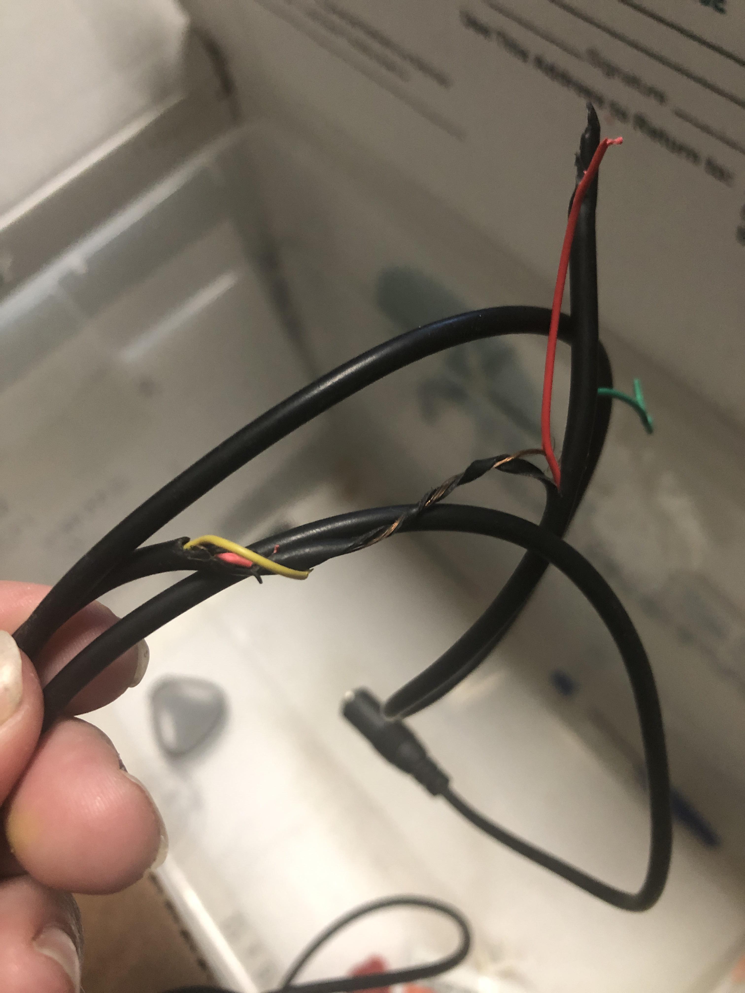 Stripped wires. | Scrolller