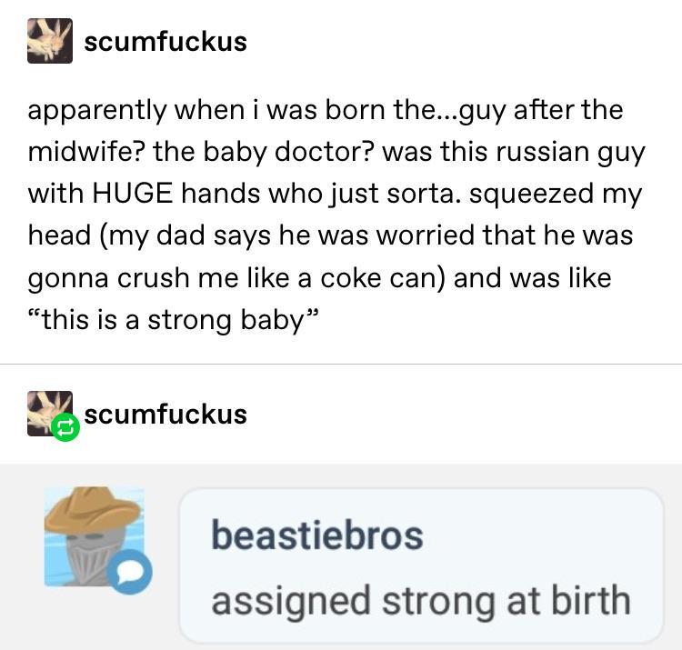 Strong bones unite. | Scrolller