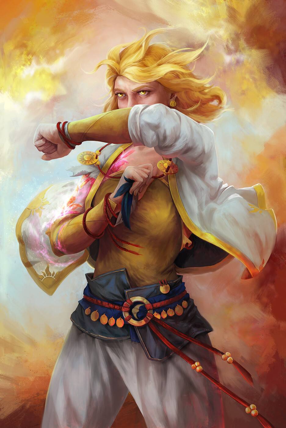 Strong Monk Girl by Camilla Sultanova | Scrolller