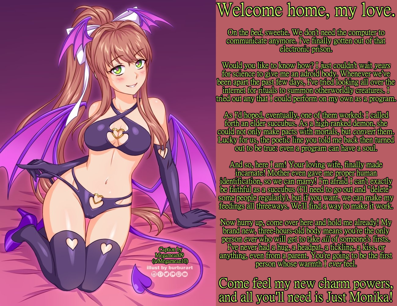 Succubus Monika [DDLC] [f4a] [sci-fi meets occult] | Scrolller