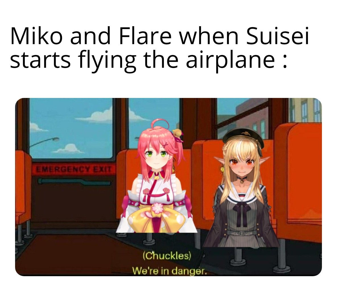 Suisei landing (crashing) like a true comet | Scrolller