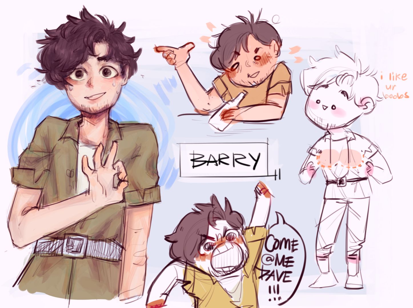 sum fanart on my take on Barry | Scrolller