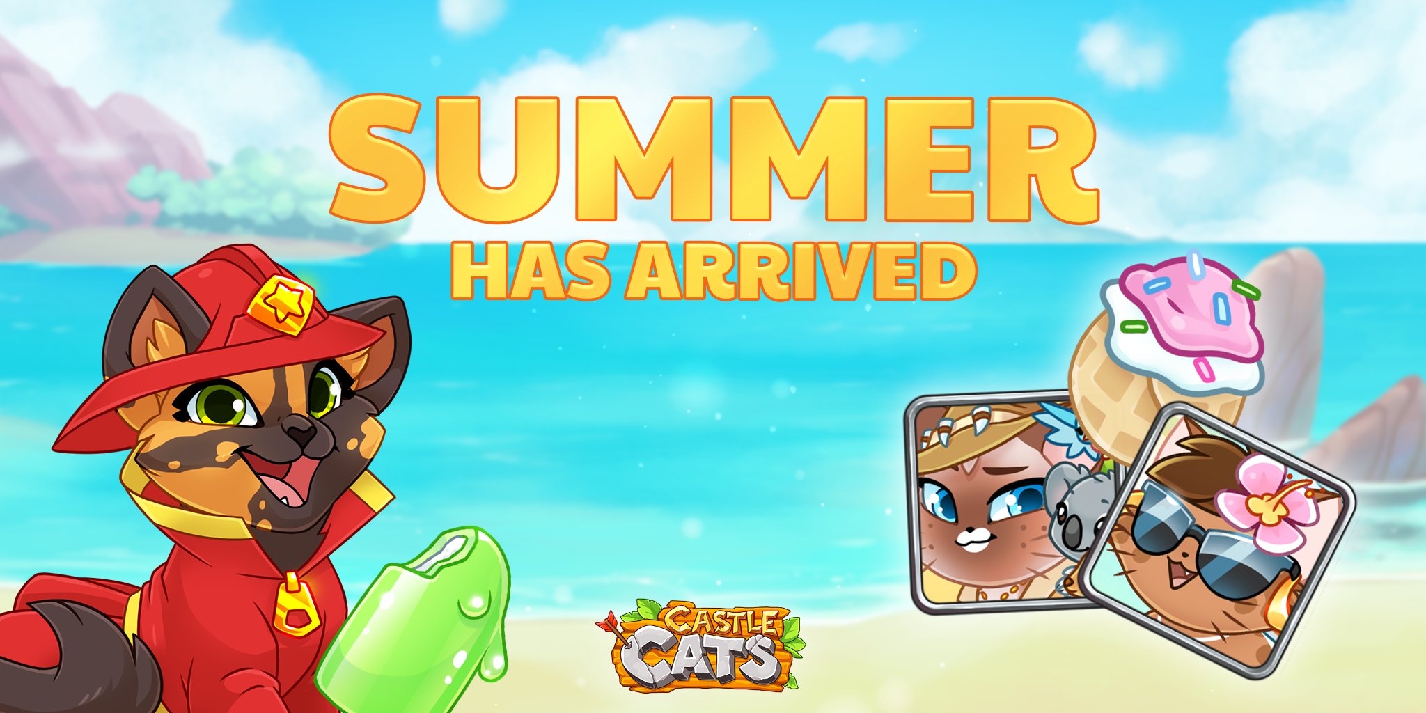 ☀️Summer is finally here!☀️Get ready for New Cats, New Outfits and a New Event Quest featuring ...