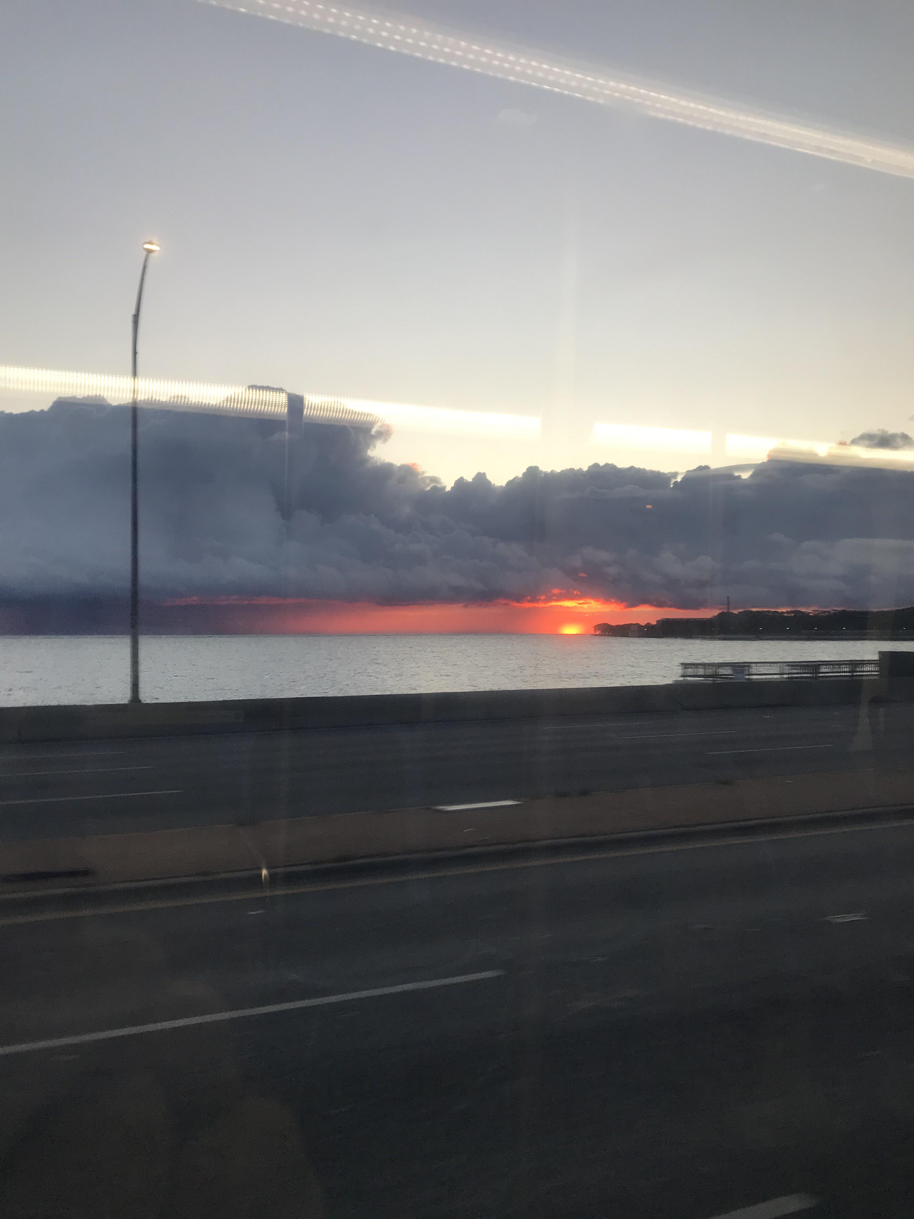 Sunrise Over The Lake Scrolller