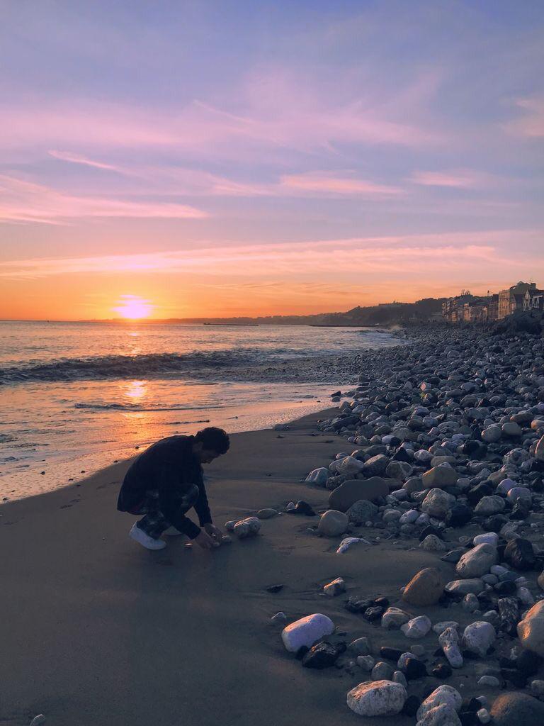 Sunset at the beach | Scrolller