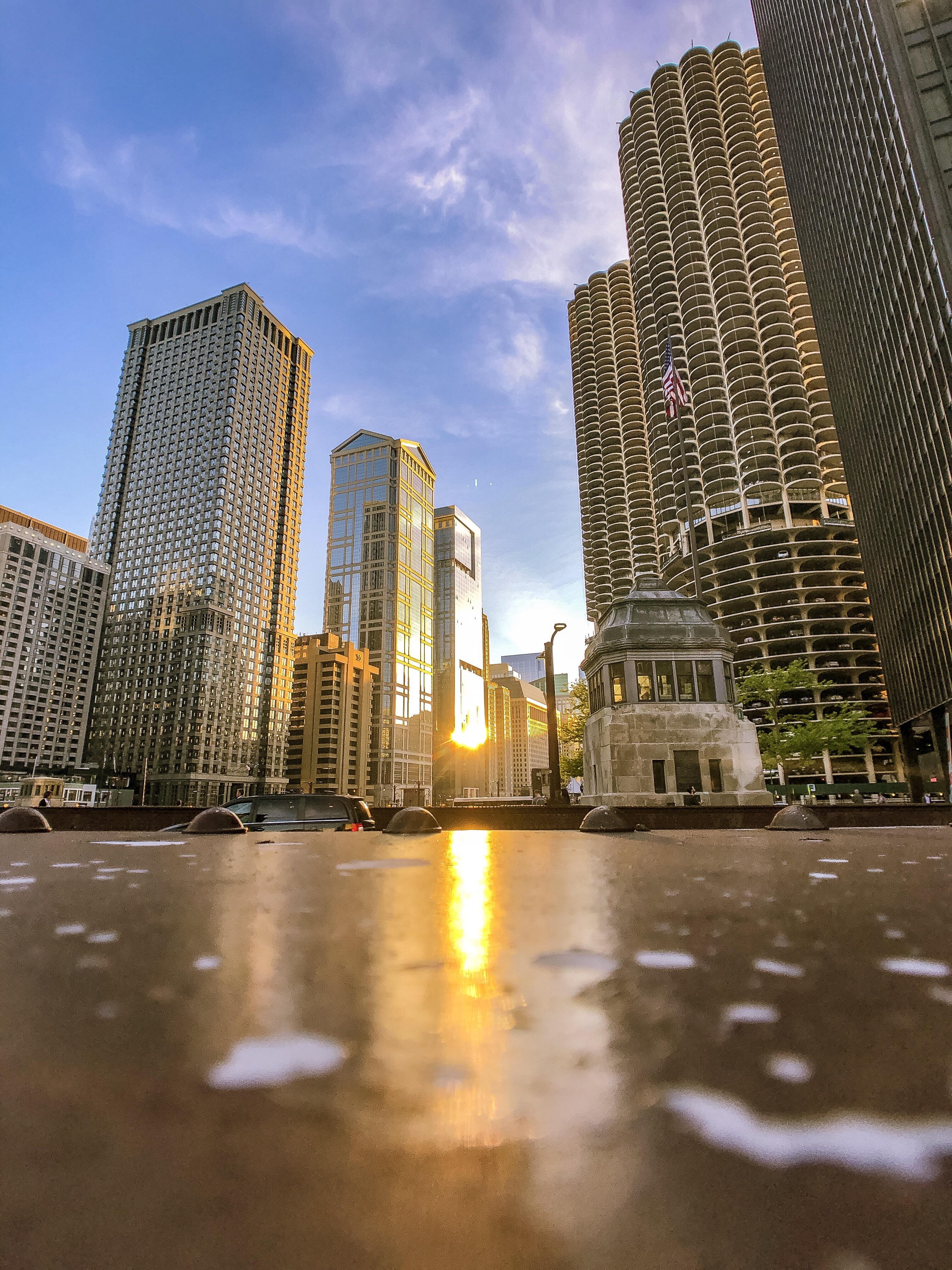 Sunset in Chicago [OC] | Scrolller