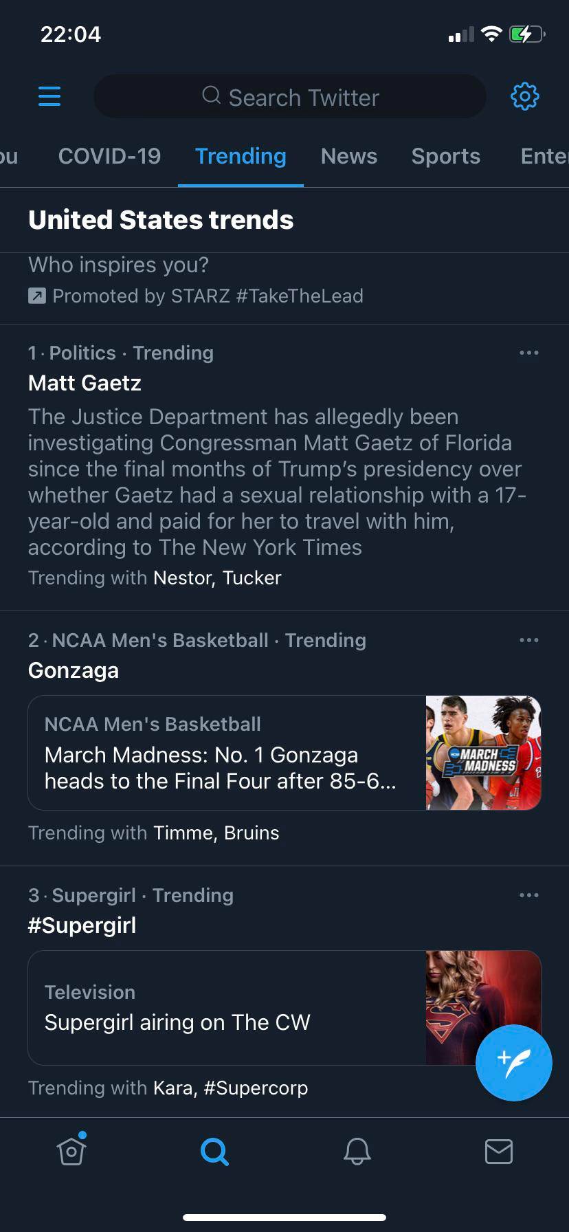 Supergirl, along with Kara and Supercorp, trends at #3 in the US!! | Scrolller