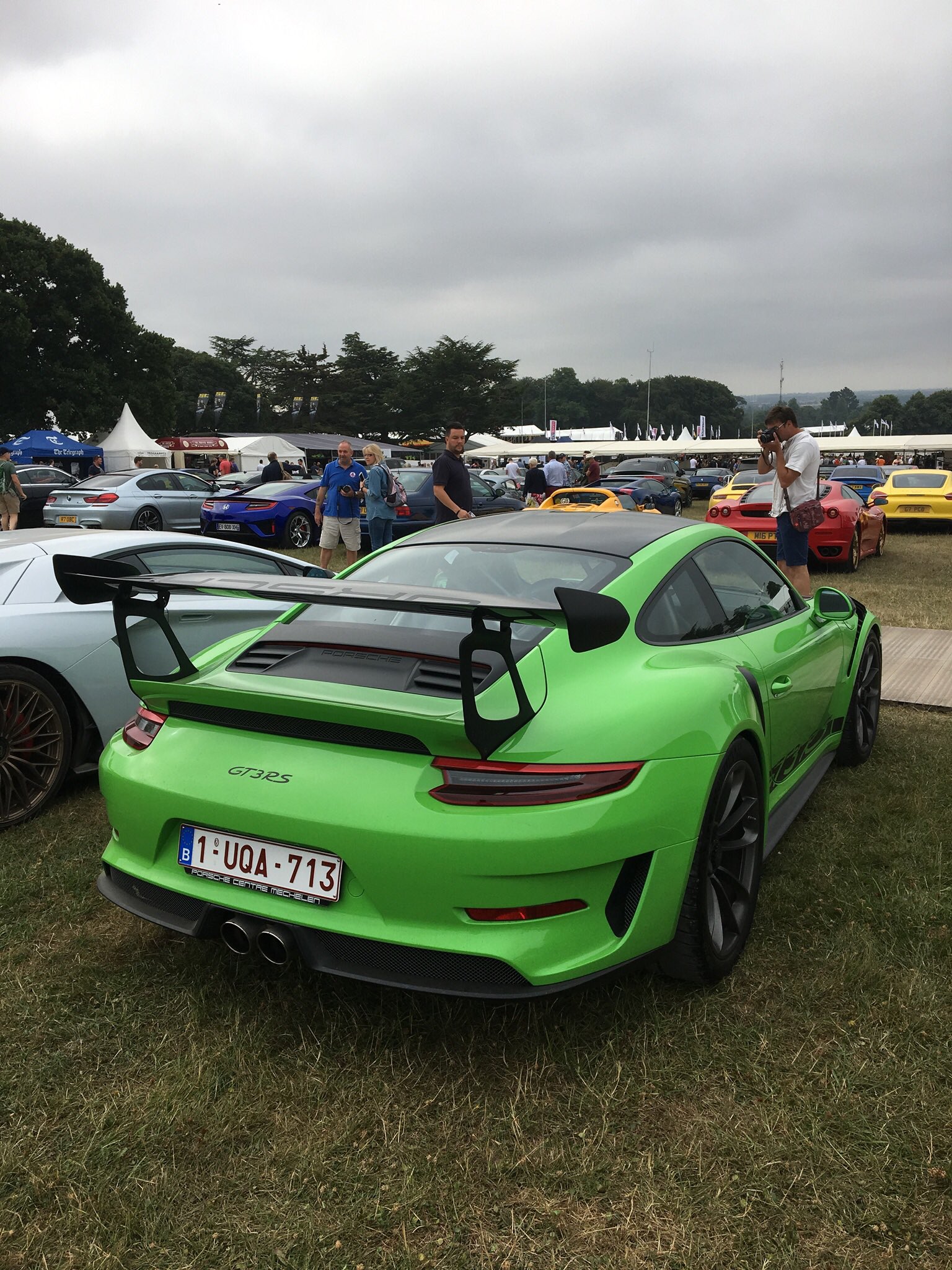 Superhot Lizard Green 911 GT3RS | Scrolller