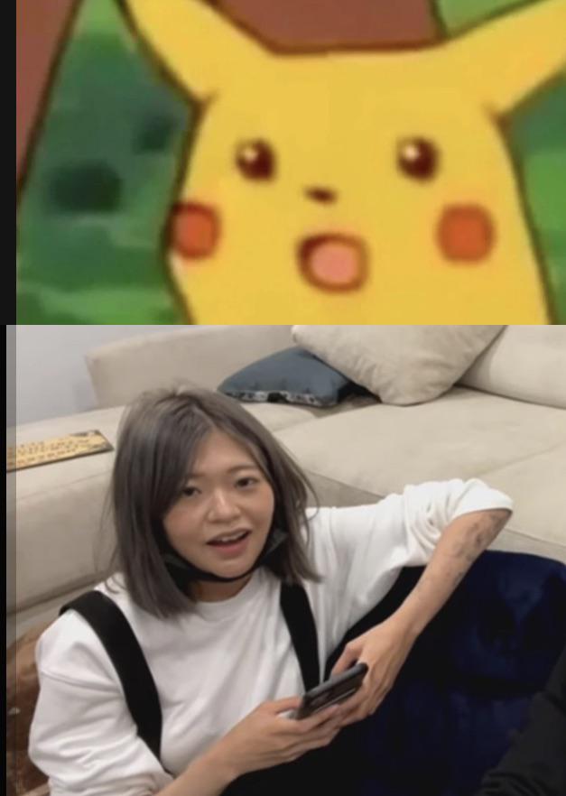 Surprised pikachu face miyoung