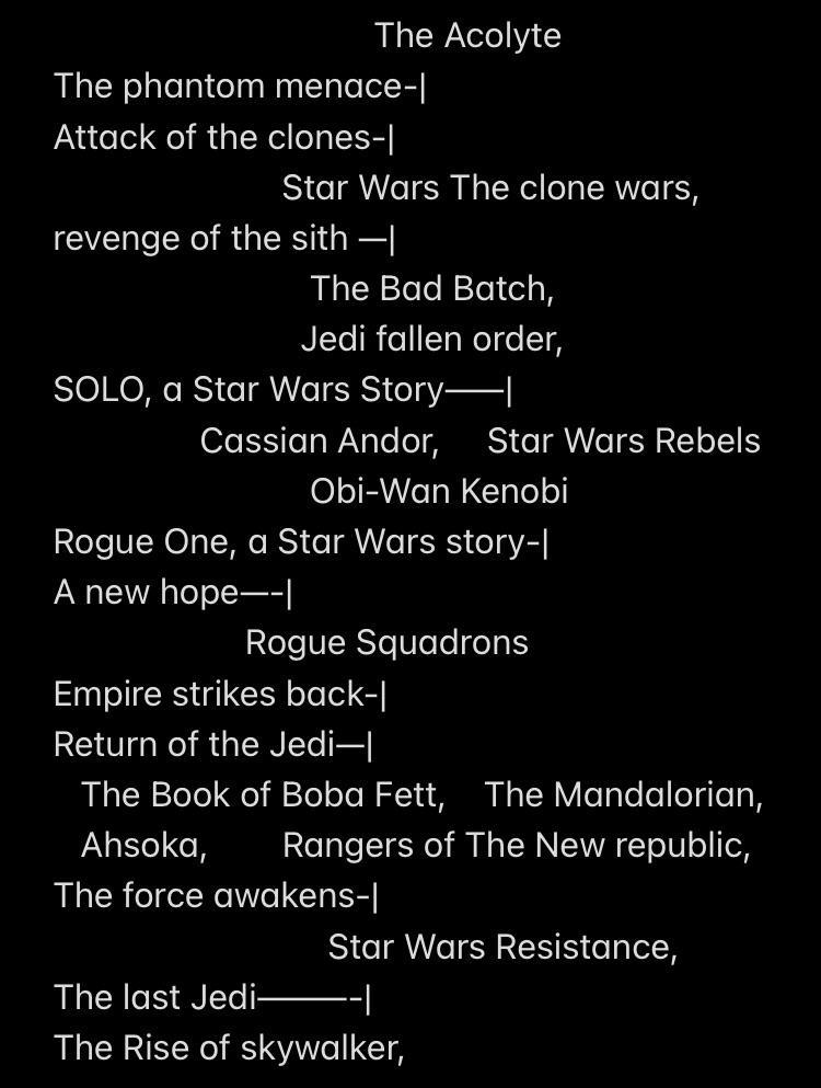 SW Timeline (Update) | Scrolller