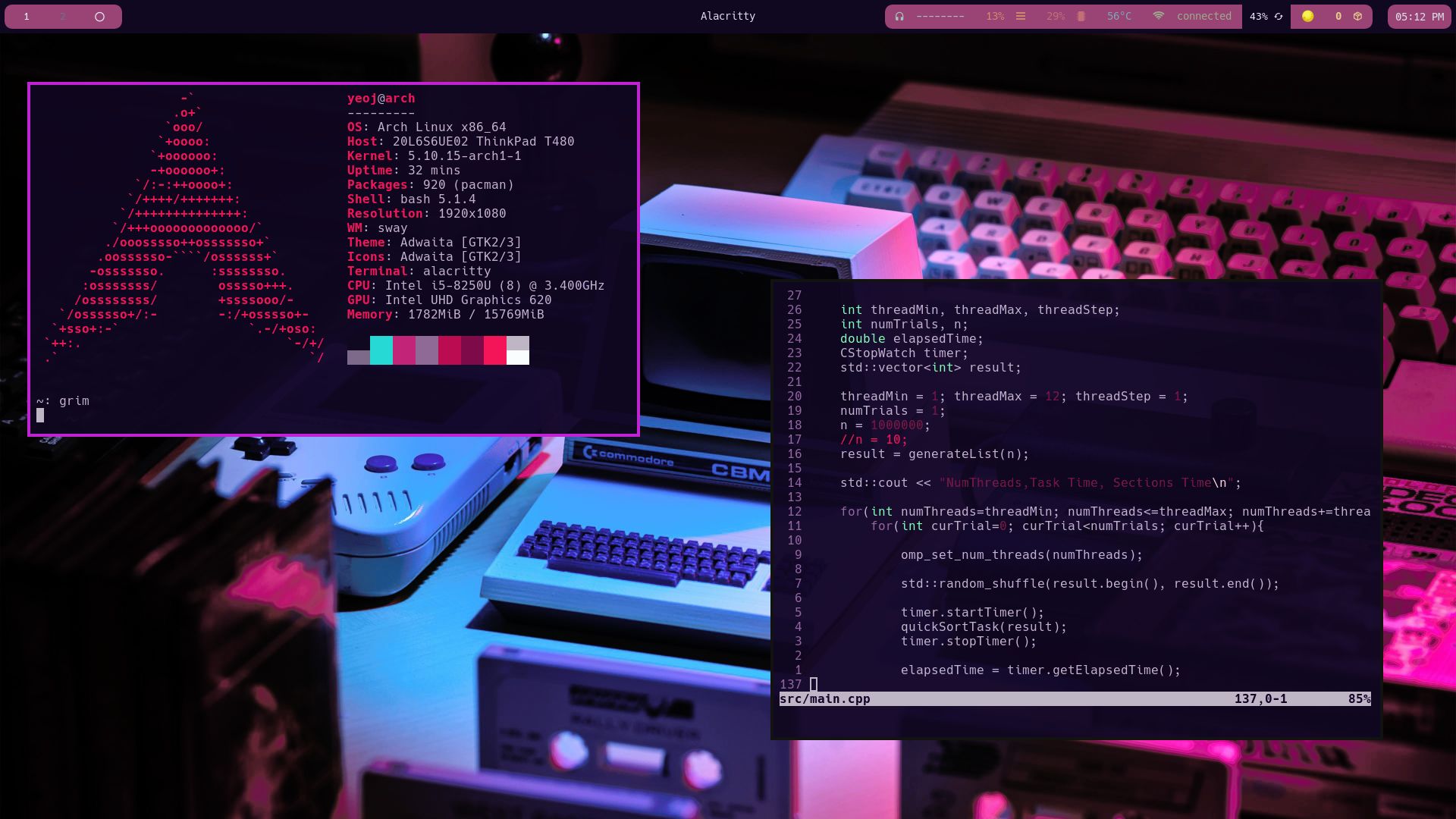 [sway] Retro & Purple | Scrolller